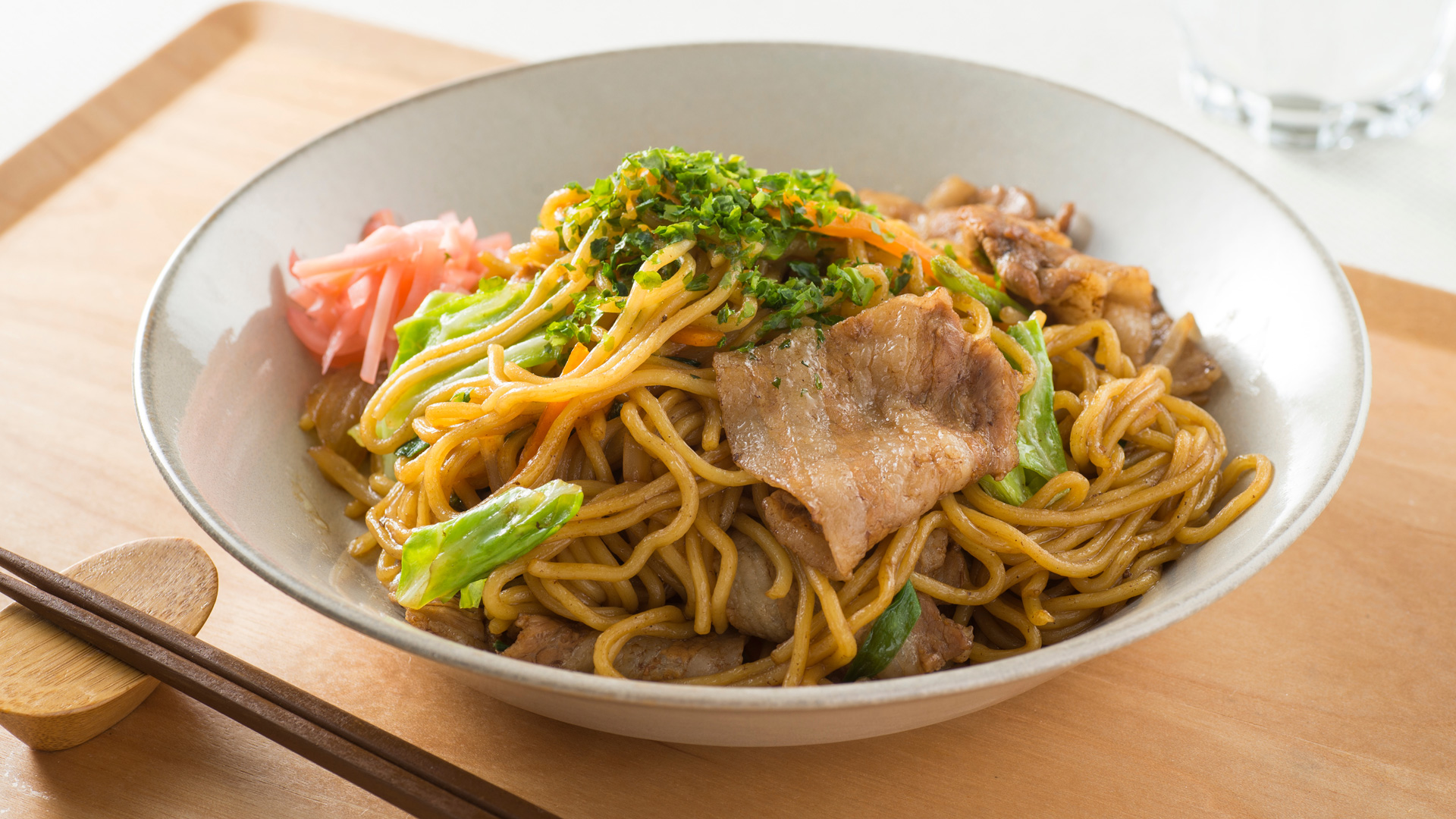 Yakisoba Noodles with Homemade Sauce